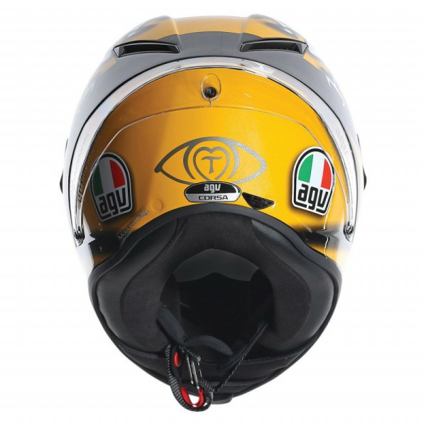 AGV Corsa Gp Guy Gloss Yellow Black Martin Full Face Helmet | Buy ...