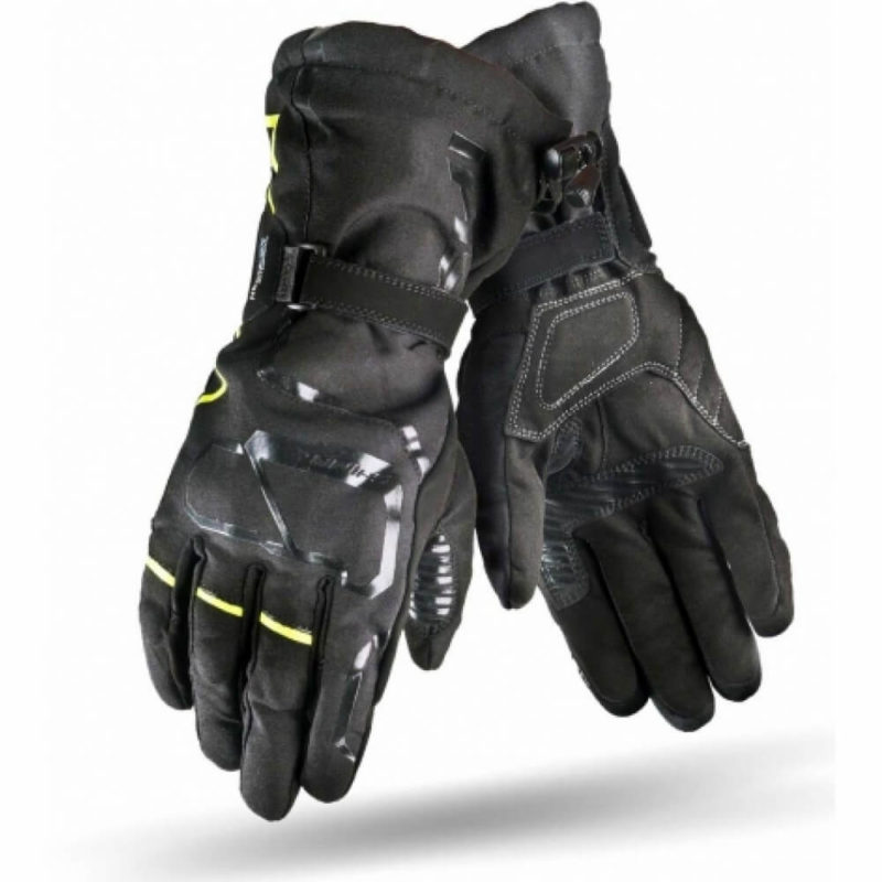 Shima Evo-2 Black Fluorescent Yellow Riding Gloves | Buy online in India