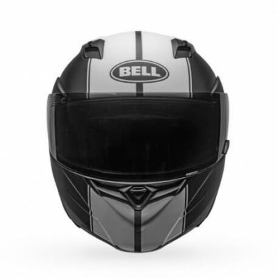 Bell Revolver Evo Matt Black White Modular Helmet | Custom Elements