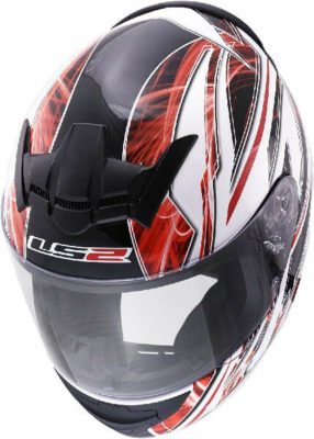 LS2 FF352 Blast Matt Black Red Full Face Helmet | Custom Elements