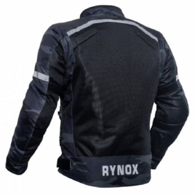 Rynox Urban X Camo Blue Riding Jacket|Custom Elements