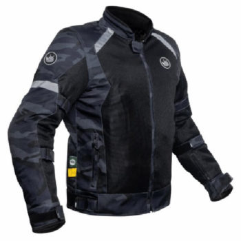 Rynox Urban X Camo Blue Riding Jacket|Custom Elements