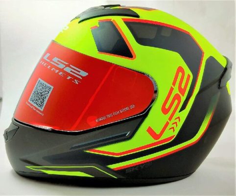 LS2 FF352 Rookie Iron Face Matt Black Yellow Full Face Helmet | Custom ...