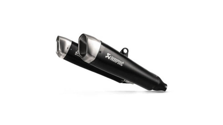Akrapovic Titanium Black Slip On Exhaust For Triumph Speed Twin (Dual ...