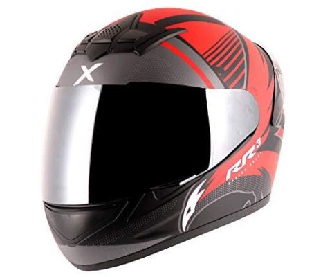 AXOR RAGE RR3 Matt Black Red Full Face Helmet | Custom Elements