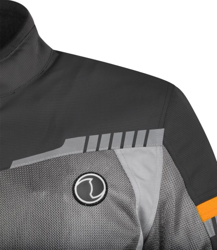 Rynox Air GT 3 Dark Grey Orange Riding Jacket|Custom Elements