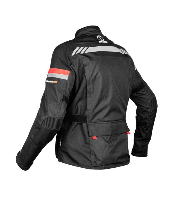 Rynox Stealth Evo V3 L2 Black Riding Jacket|Custom Elements