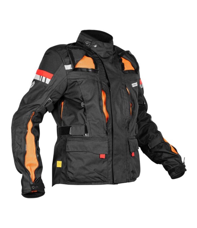 Rynox Stealth Evo V3 L2 Black Riding Jacket|Custom Elements