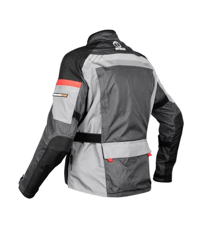Rynox Stealth Evo V3 L2 Grey Riding Jacket|Custom Elements