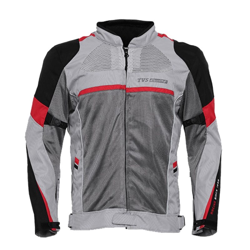 TVS Racing Black Grey Red Level 2 Riding Jacket | Buy online in India