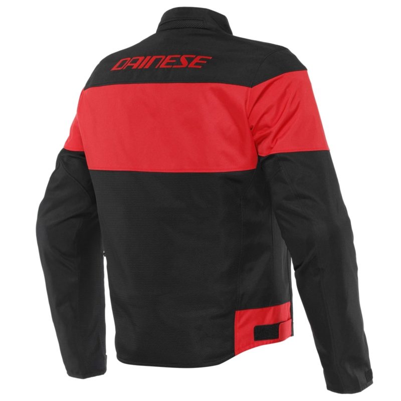 Dainese Elettrica Air Tex Black Lava Red Riding Jacket|Custom Elements.