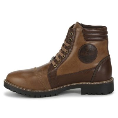 Royal Enfield Platoon Brown Tan Riding Boots|Custom Elements