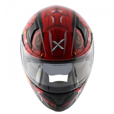 AXOR Apex Venomous Black Red Full Face Helmet | Custom Elements