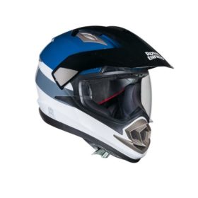 Royal Enfield Escapade Stripe Gloss Lagoon Helmet | Custom Elements