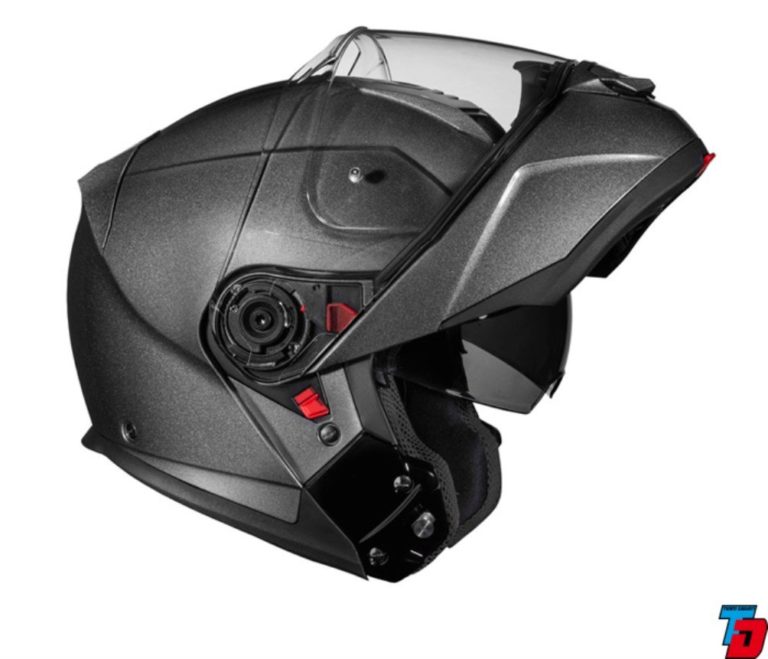 SMK Glide Gloss Anthracite Modular Helmet | Custom Elements