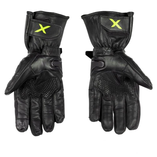 Axor Lycan Black Neon Yellow Riding Gloves|Custom Elements