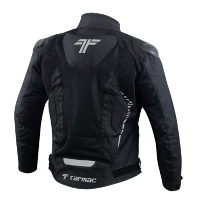 Tarmac Corsa Black Riding Jacket with SAFE TECH protectors|Custom Elements