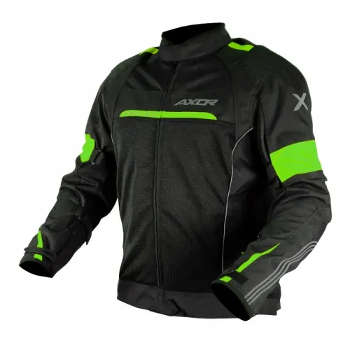 Axor Cruise 2 Black Neon Yellow Riding Jacket|Custom Elements
