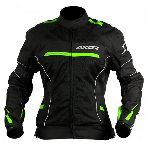 Axor Diva Black Neon Yellow Lady Riding Jacket|Custom Elements