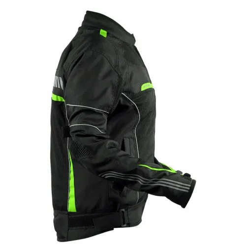 Axor Diva Black Neon Yellow Lady Riding Jacket|Custom Elements