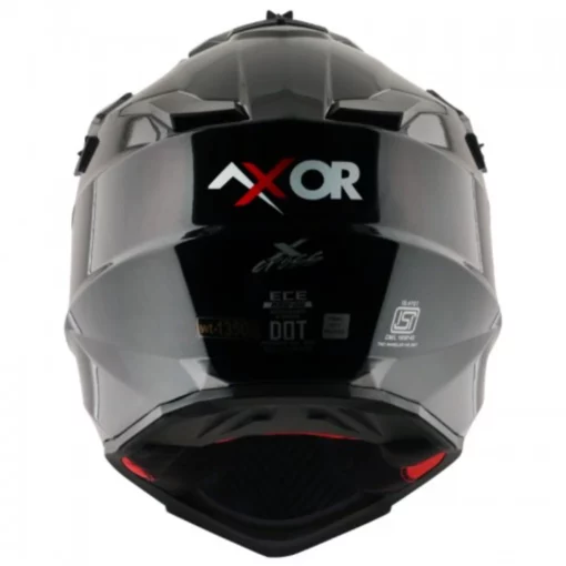 AXOR X-CROSS Gloss Black Red Motocross Helmet | Custom Elements