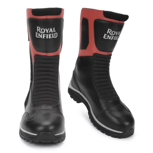 Royal Enfield E-39 Mid Red Riding Boot|Custom Elements