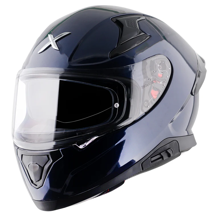 AXOR Apex Deep Blue Solid Helmet | Custom Elements